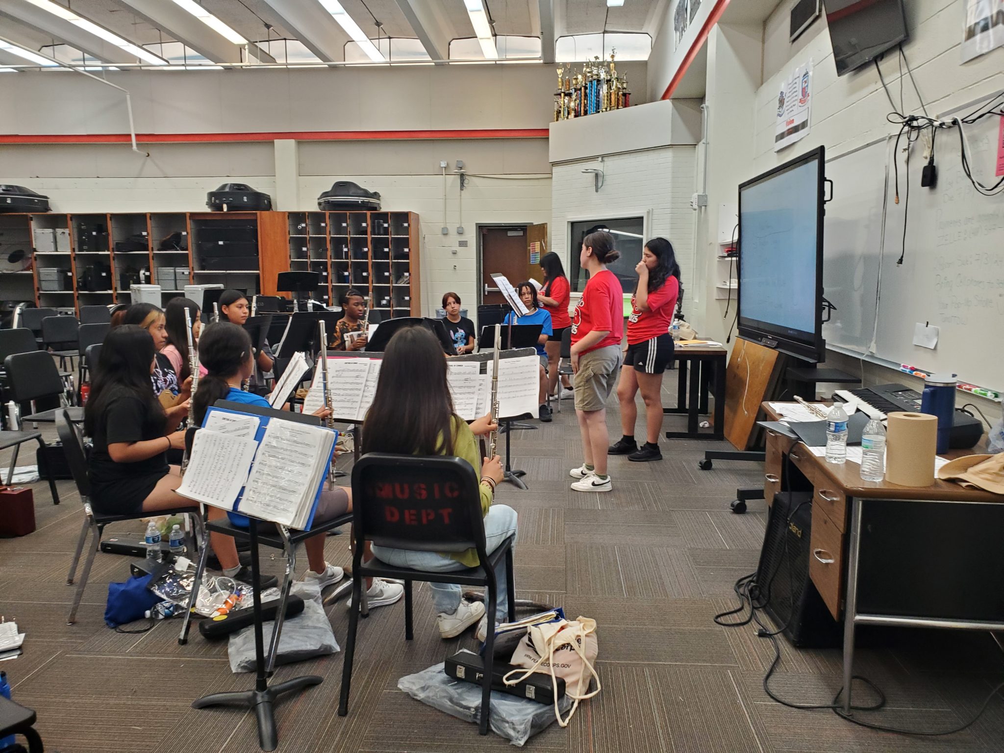 Skyline band director prepares students for marching season | Dallas ...