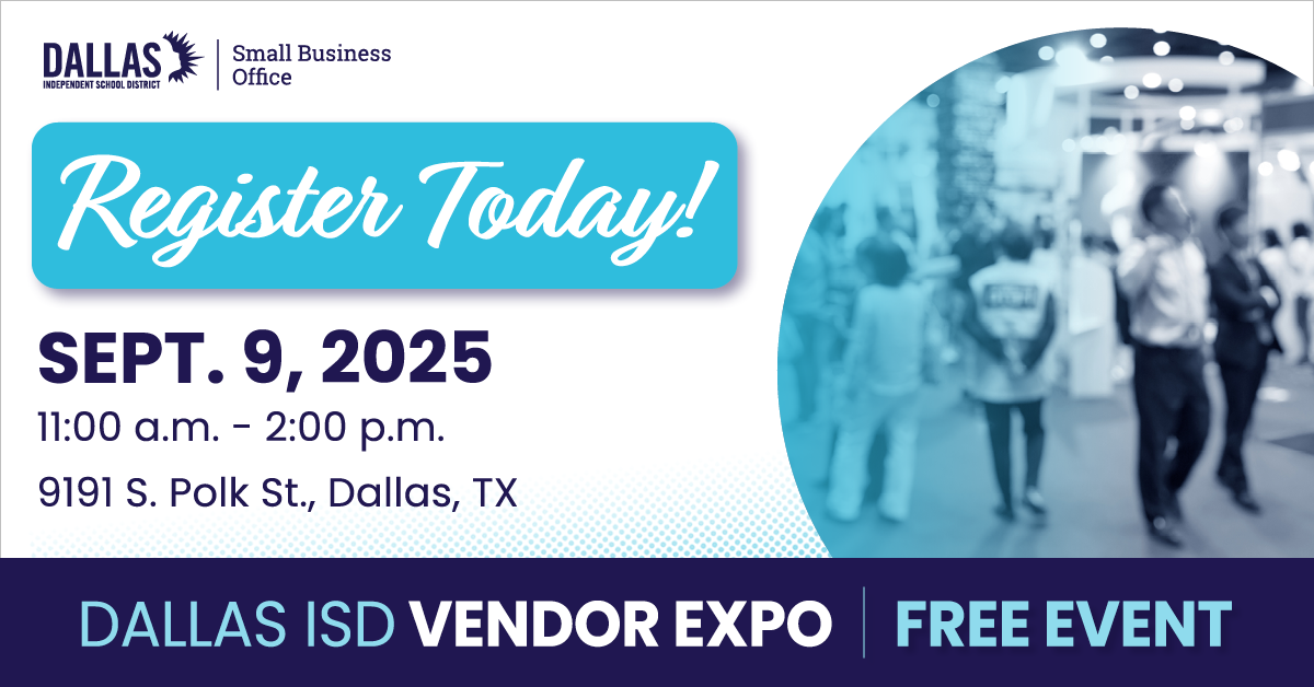Register for the fall Vendor Expo | Dallas ISD Staff News